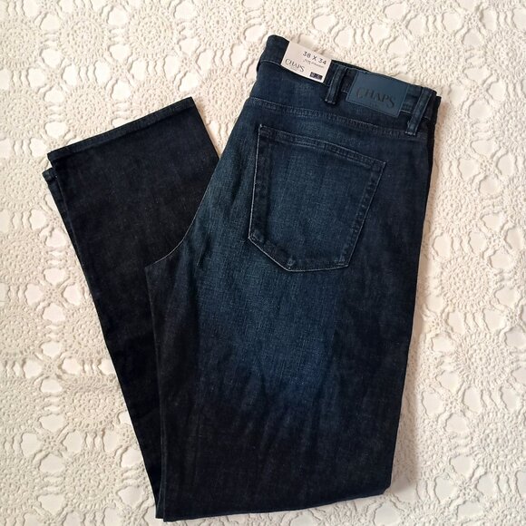 Chaps | Jeans | New Chaps Slim Straight Jeans Dark Wash Vintage Wash ...